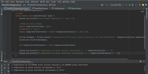 Projeto Conversor De Temperatura Em Java Java Criando A Sua Primeira Aplicação Alura
