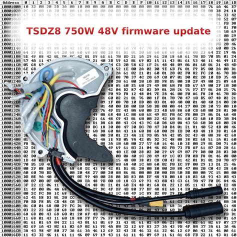 tsdz8 750w 48v firmware update service