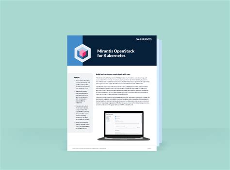 Mirantis Openstack For Kubernetes Datasheet