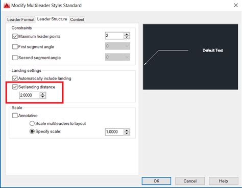 Solved Dimstyle Control Text Gap From Leader Line Autodesk Community