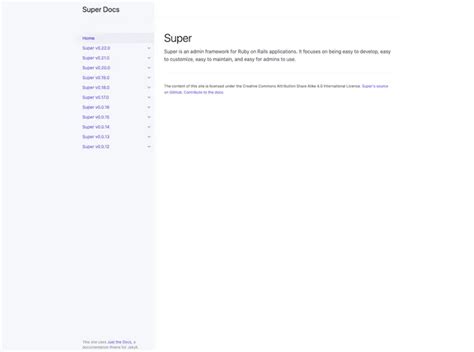 Super By Superadministration A Rails Template Built At Lightspeed