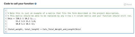 Solved Calculate Total Length And Weight My Solution Part Chegg