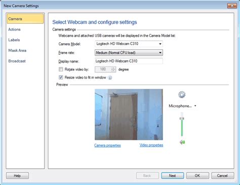 Invert Or Rotate The Camera Preview In WebCam Monitor