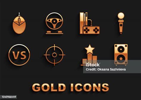 Set Target Sport Joystick For Arcade Machine Stereo Speaker Star Vs Versus Battle Game Console