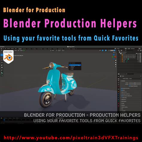 [tutorial] Blender For Production Production Helpers Using Your Favorite Tools From Quick