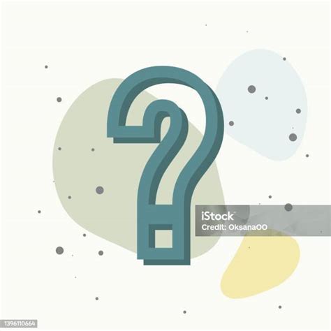 물음표 아이콘입니다 여러 가지 색상의 배경에 플랫 아이콘 물음표 쉽게 편집할 수 있도록 레이어가 그룹화되어 있습니다 당신의 디자인을 위해 개념에 대한 스톡 벡터 아트 및