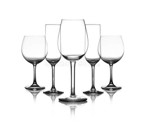 Wine Glasses Stock Image Image Of Drinks Empty Winery 37216339