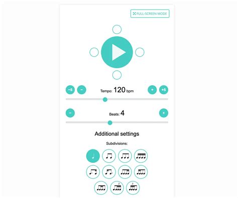 최고의 온라인 메트로놈