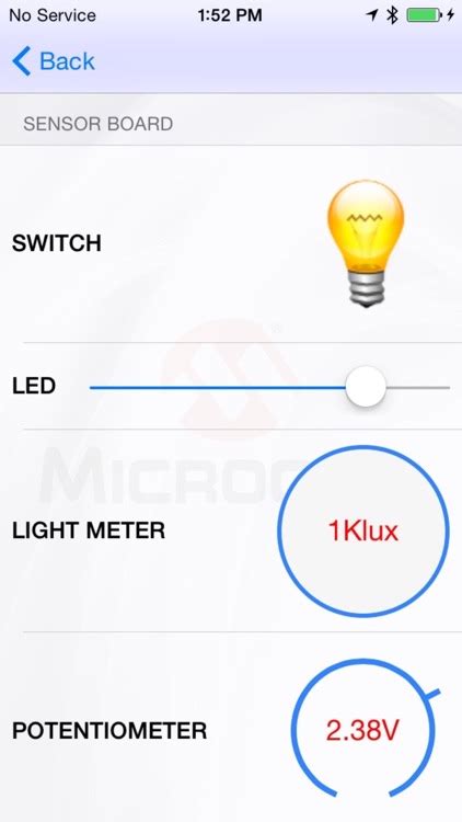 Ble Sensor App By Microchip Technology Inc