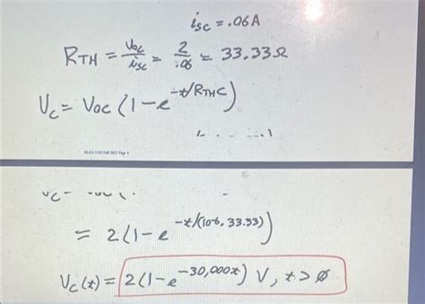 Solved Example Find Vc For Vx Vx Vx Vx Chegg Com