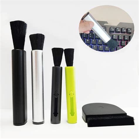 แปรงทำความสะอาดแปรงคีย์บอร์ดแบบพับเก็บได้กล้องทำความสะอาดแปรงรถยนต์เครื่องปรับอากาศ Outlet แปรง