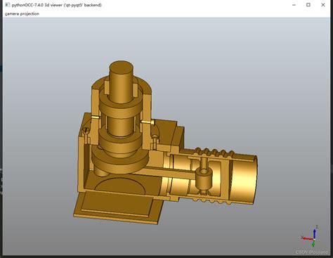 第二章：pythonocc官方demo 案例10（显示时投射角度设置）第二章pythonocc官方demo 案例10 Csdn博客