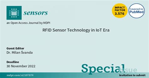 Sensors Special Issue Rfid Sensor Technology In Iot Era