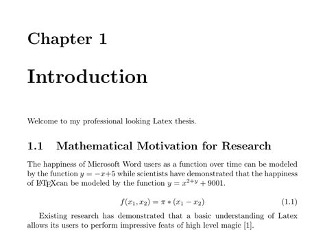 chapter introduction latex
