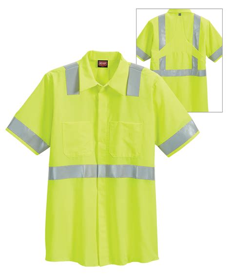 Mimix™ Class 2 High Visibility Short Sleeve Uniform Shirts Unifirst