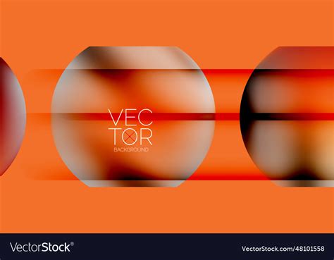 Dynamic Bright Colorful Geometric Elements Vector Image