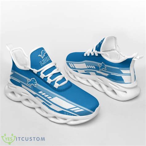 Detroit Lions Line Partern Trending Max Soul Shoes For Nfl Fans