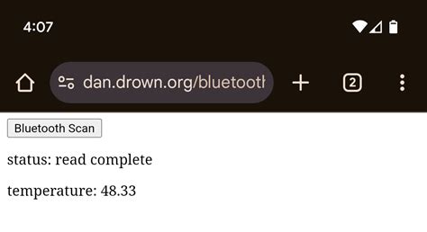 Web Python Bluetooth