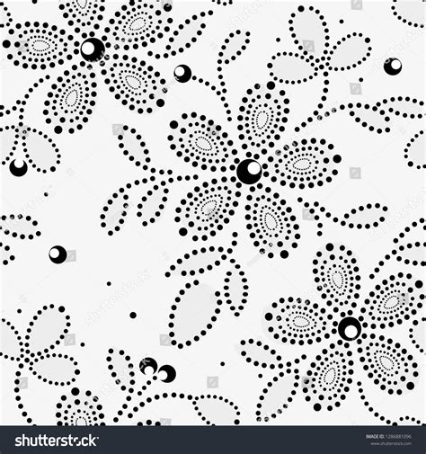 Abstract Flower Seamless Pattern Background Stock Vector Royalty Free 1286881096 Shutterstock