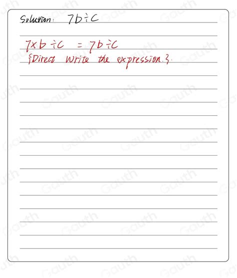 solved write an expression for the sequence of operations described