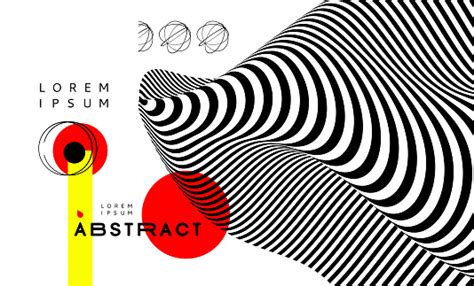 착시와 흑백 배경 패턴은 브로셔 연례 보고서 잡지 포스터 프리젠 테이션 전단지 및 배너템플릿으로 사용할 수 있습니다 3d 벡터