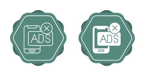 Ad Block Vector Icon 22377812 Vector Art At Vecteezy