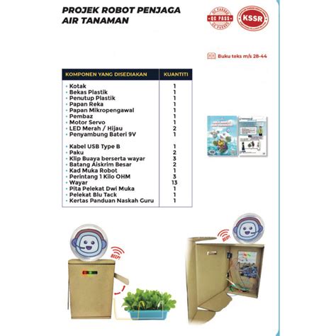 Projek Robot Penjaga Tanaman Rbt Tahun 6 Stem Kssr Reka Bentuk And Teknologi Sekolah