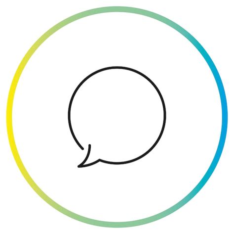 Premium Vector Speech Bubble Icon