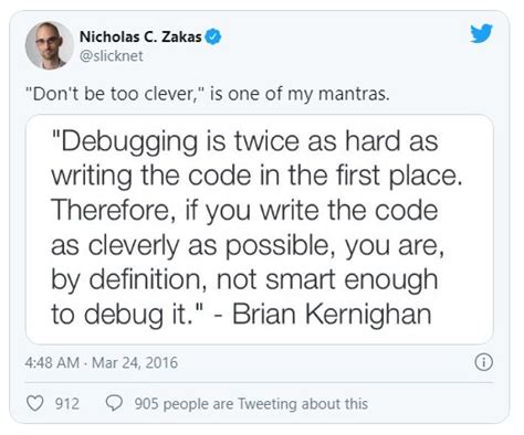 Dont Code What You Cant Debug ‘you Fool Will Be Liable To The Hell Of Fire Scrolller