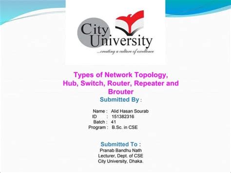 Presentation On Network Topology Pptx Computer Networking Computing