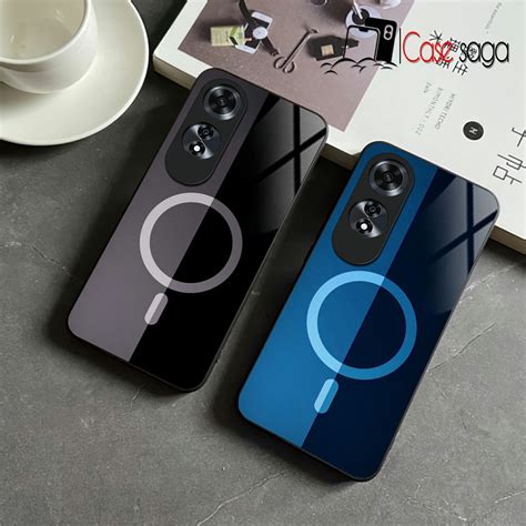 G041 Softcase Glass Case Glass Oppo A60 A18 A38 A58 A78 A98 A16 A17 A52
