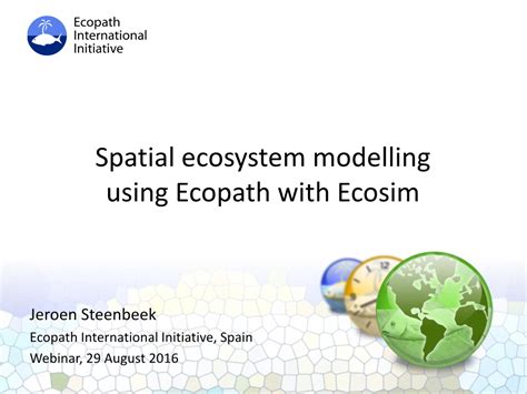 Spatial Ecosystem Modeling Using Ecopath With Ecosim Docslib