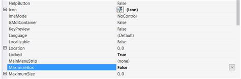C Prevent Users From Resizing The Windowform Size Stack Overflow