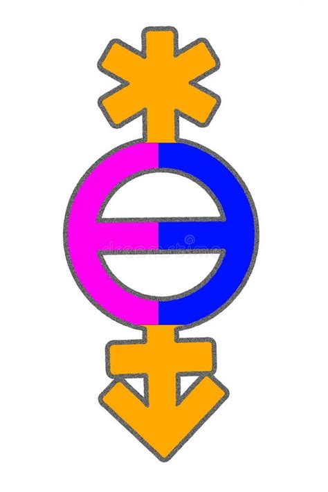 Silhouette Vector Image Of Male And Female Gender Symbol Isolated On