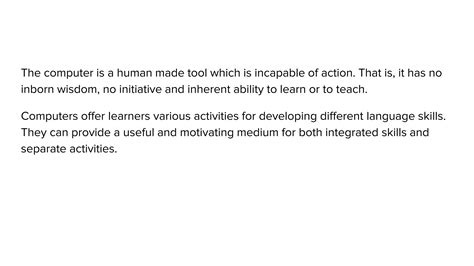 Computer Assisted Language Learning Pptx
