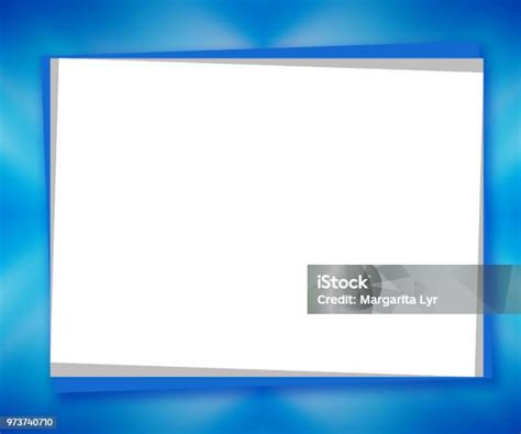 흐리게 추상 파란색 배경에 종이의 백색 조각 큰 텍스트 장소입니다 겨울 이랑 프레임입니다 인사말 카드 엽서 스크랩북 사진 앨범