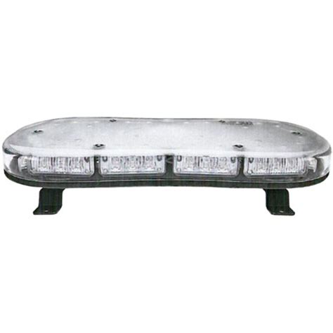 Sae Class 1 Profile 14 Inch Amber Led Clear Lens Profile Warning