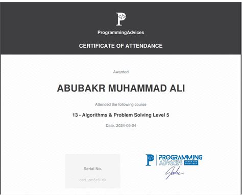Algorithms Problemsolving Csharp C Programming Abubakr Mohamed