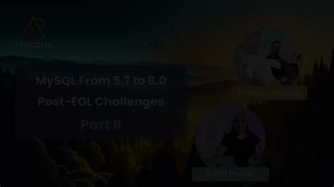 Percona On Linkedin Mysql Community Video