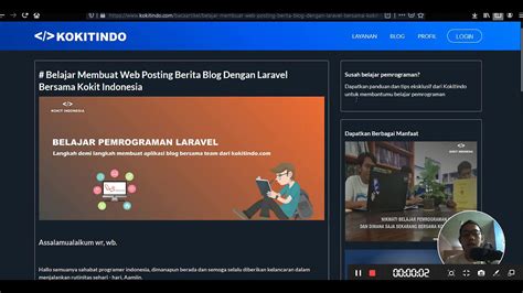 Belajar Membuat Web Posting Berita Blog Dengan Laravel Ke 1 Youtube