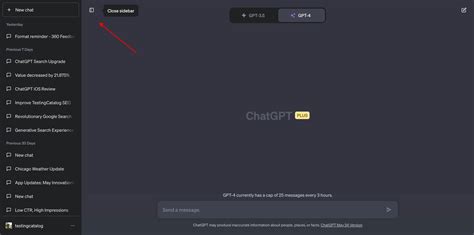 Chatgpt Rolled Out A Collapsible Sidebar Toggle