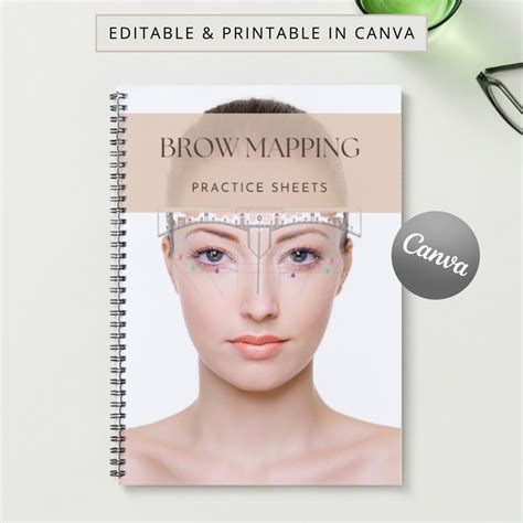 Brow Mapping Practice Sheets Printable Your Beauty Courses