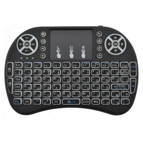Беспроводная USB клавиатура джойстик с тачпадом для TV Mini Keyboard ...