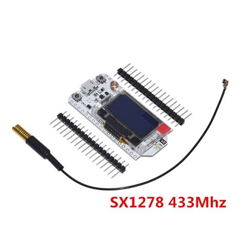 Sx1276 Sx1278 Esp32 Lora 868mhz 915mhz 0 96 Inch Blue Oled Display