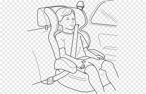 장교 버클 및 글로리아 자동차 색칠하기 책 어린이 그림 카시트 S 각도 화이트 경찰관 Png Pngwing