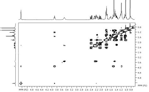 8 Hsqc Nmr Spectrum Of Product 2b1 Download Scientific Diagram