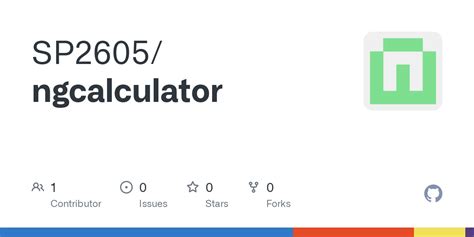Github Sp2605ngcalculator