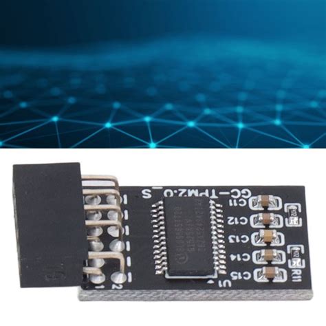 Tpm 2 0 Module 12 Pin Security Module Spi Interface Security Module Remote Card Security Module