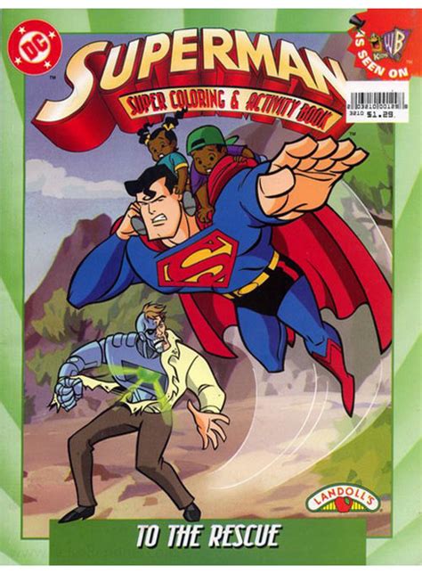 Superman The Animated Series To The Rescue 1998 Landolls Retro