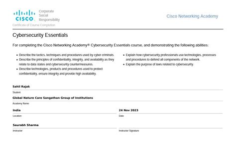 Sahil Rajak On Linkedin Cisco Cisconetworkingacademy Courseracertification
